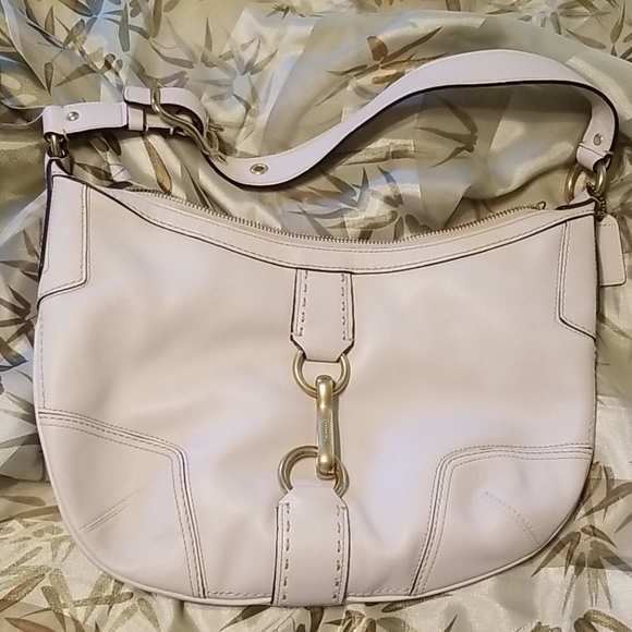 Coach | Bags | Coach Hamptons Leather Hobo Bag | Poshmark